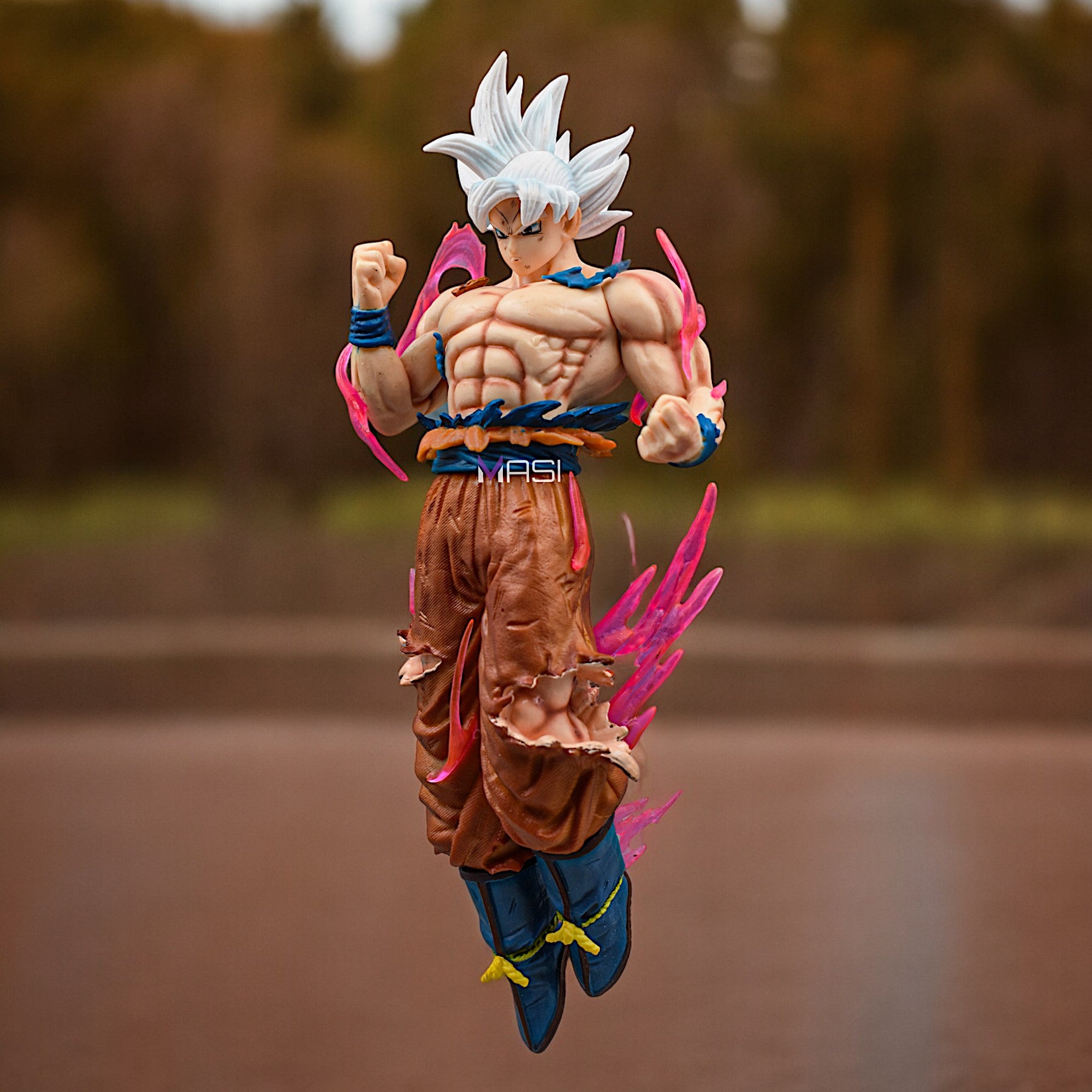 Goku Ultra Instinct Action Figure With Stand (20 Cm Height) - Dragon B ...