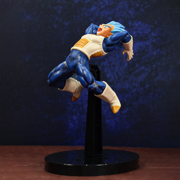 Prince Vegeta SSJ Blue Galick Gun Action Figure with Stand (18 cm Heig ...