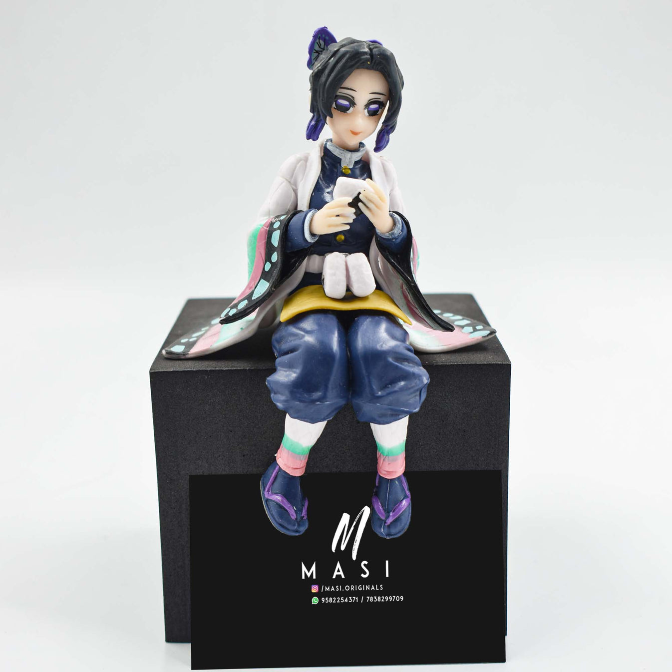 Shinobu Kocho Sitting Action Figure - Demon Slayer – Masi Originals