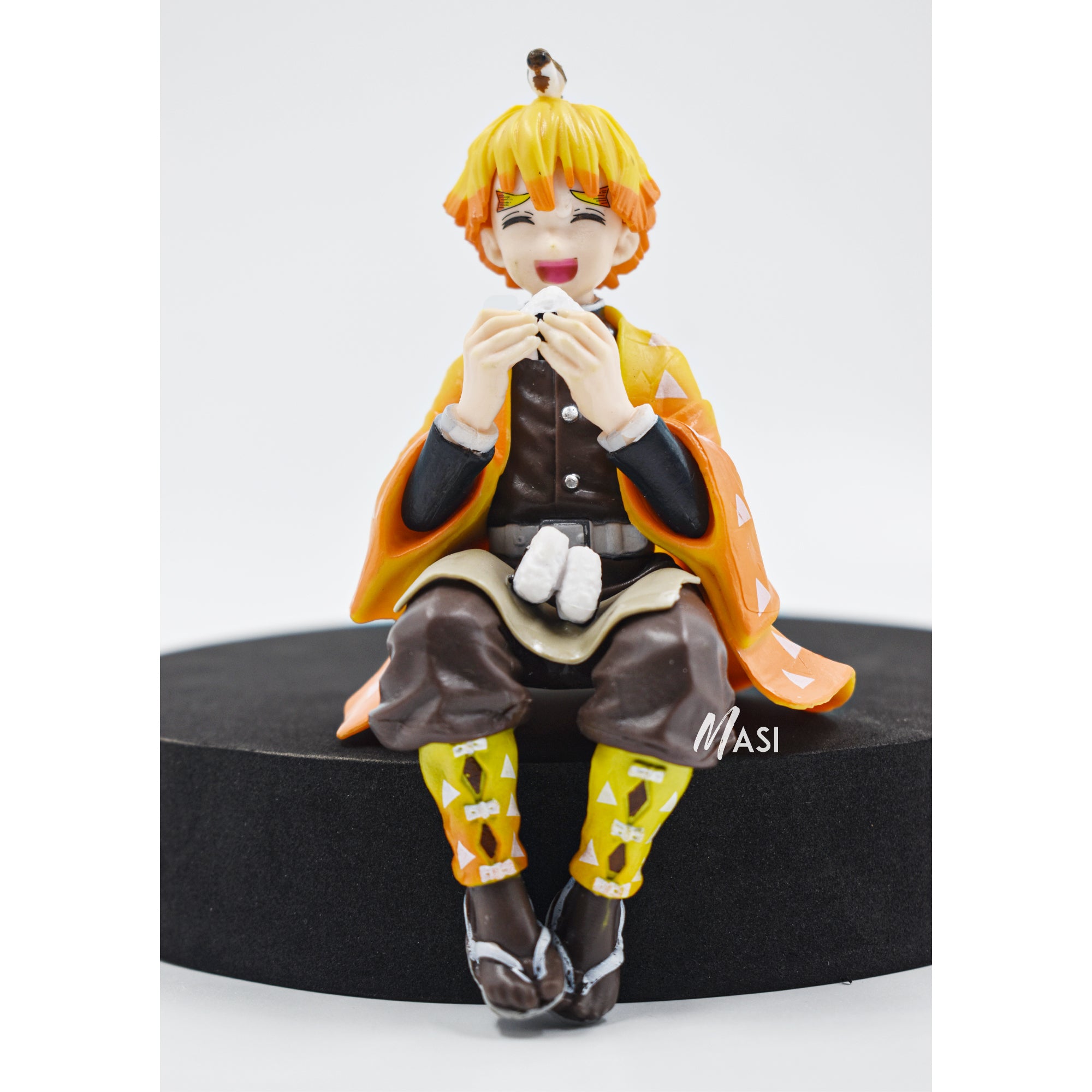 Zenitsu Sitting Action Figure - Demon Slayer – Masi Originals