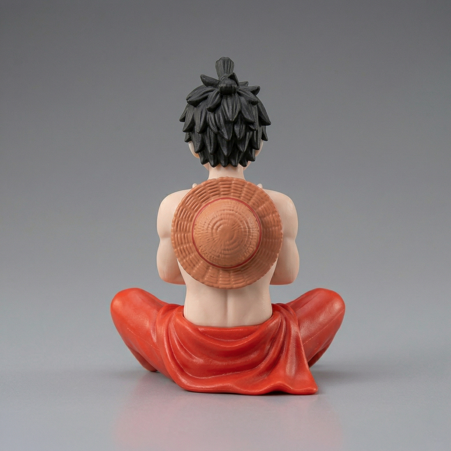 Monkey D. Luffy Sitting Pose Action Figure - Classic Anime Collectible ...