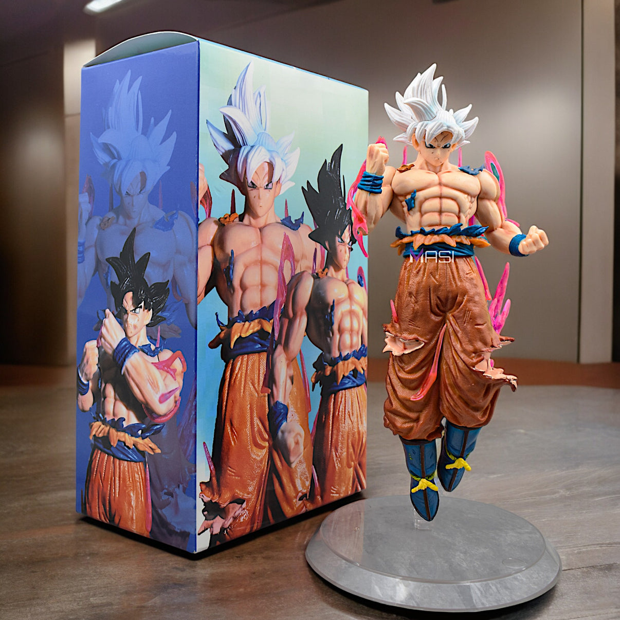 GOKU ULTRA INSTINCT ACTION FIGURE WITH STAND (20 CM HEIGHT) - DRAGON B ...